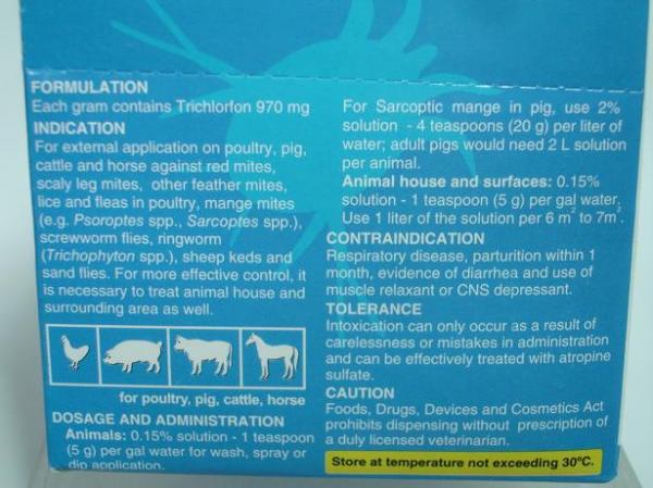 NEGUVON - 5 grams » NewTree - Your one-stop livestock needs. Philippines